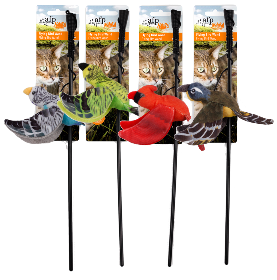 AFP Naturel Flying Bird Wand assorted - Food4animals