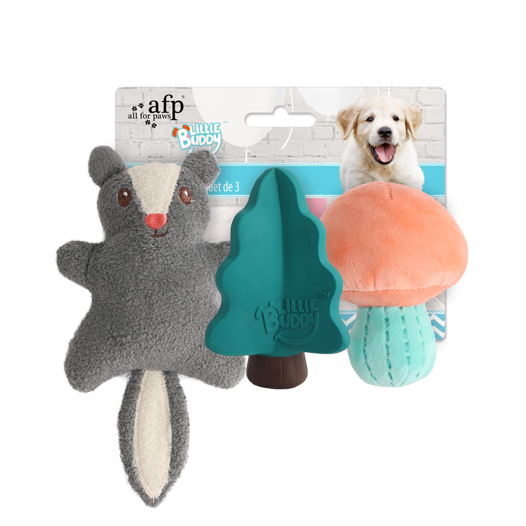 AFP Little Buddy - Woodland 3pk Toy - Food4animals