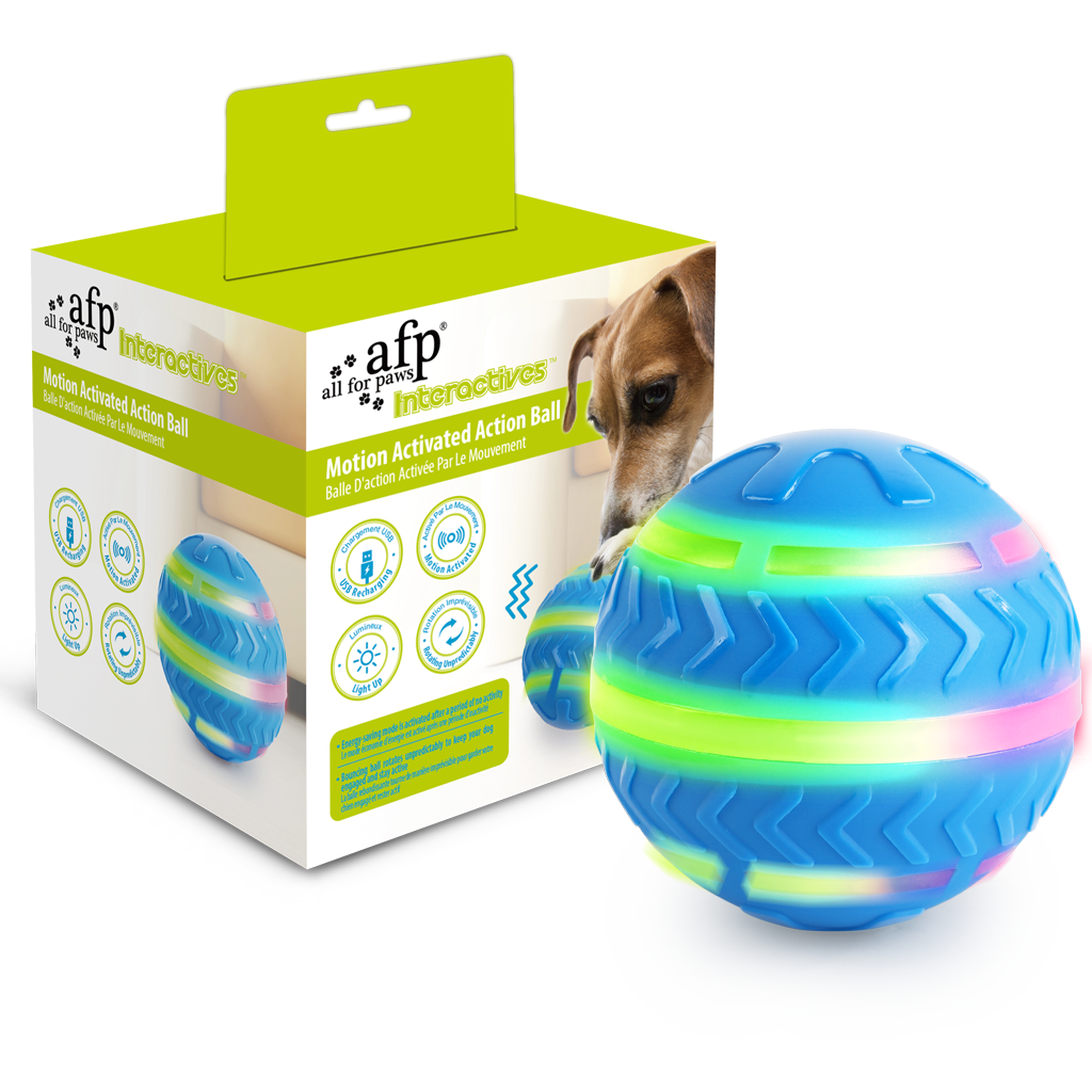 AFP Interactives-Motion activated action ball - Food4animals