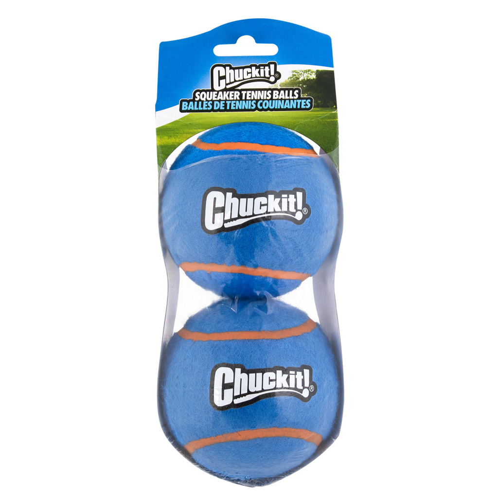 Chuckit Squeaker tennis ball xl 2pk - Food4animals