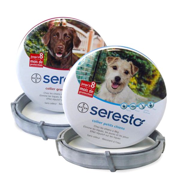 Seresto 4,50 g + 2,03 g vlooien-/tekenband hond >8kg - Food4animals