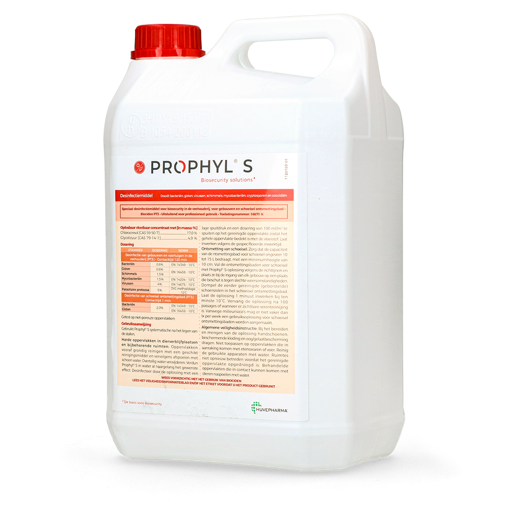 Prophyl S 5 liter - Food4animals